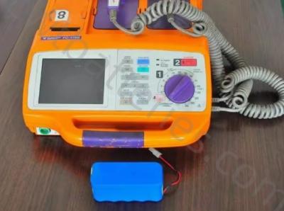 China Fukuda FC-1760 Defibrillator Medical Batteries Replacement 10N-3000SCR 12V 3000mAh for sale