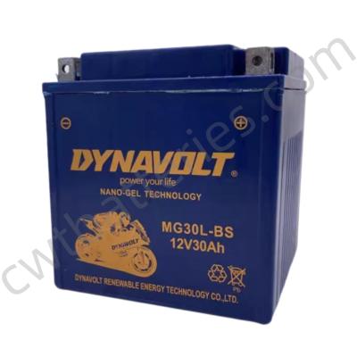 Cina Batterie per veicoli ricreativi 12V 30Ah 125CC Batterie per quattro ruote DYNAVOLT MG30L-BS-C in vendita