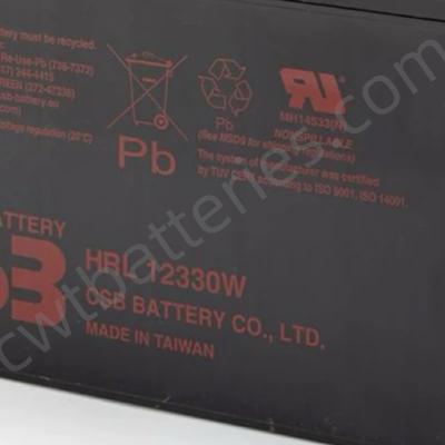 China CSB HRL12330W Hitachi Agm Valve Regulated Vrla Gel Battery 12V 330W UPS Batteries for sale