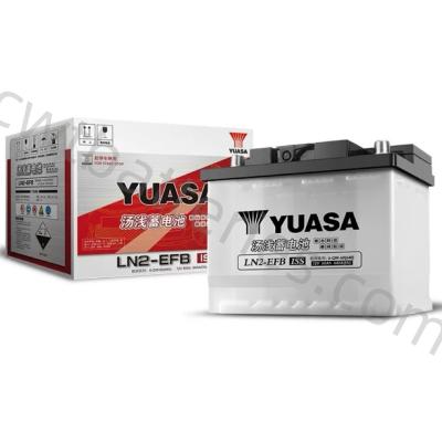 Cina Batteria per veicoli a motore ISS attiva 12V 60Ah YUASA LN2-EFB per veicoli di arresto in vendita