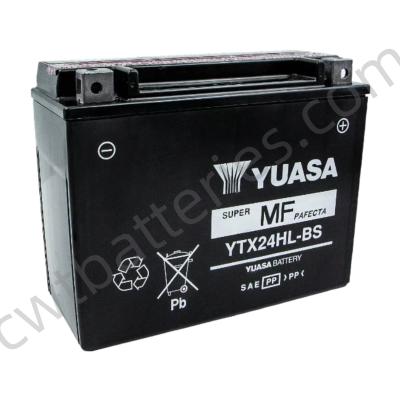 中国 バイク AGM パワー スポーツ バッテリー交換 ユアサ YTX24HL-BS 12V 21Ah 販売のため