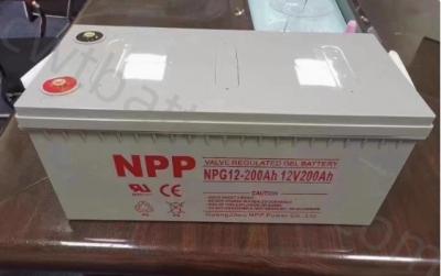 China NPG12-200Ah Solar Lead Acid Deep Cycle Battery 200Ah 12V VRLA Rechargeable for sale
