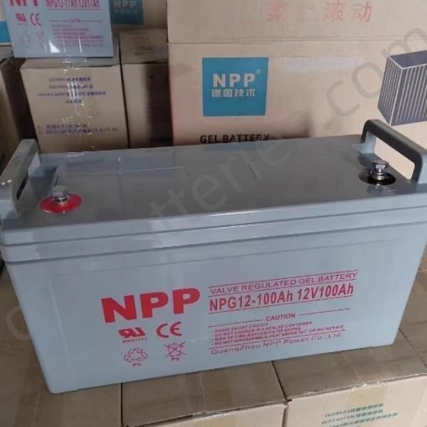 Quality RV Storage Solar Batteries Rechargeable Gel Deep Cycle NPG12-100Ah 12V for sale