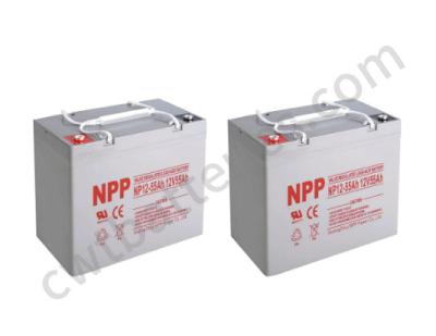 Cina Batterie solari a piombo-acido regolate a valvola NPG12-55Ah 12V ricaricabili in vendita