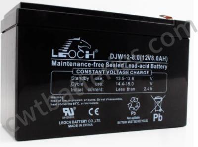 Cina DJW12-8 12V 8AH UPS Leoch Batteria al piombo sigillata per scooter di mobilità in vendita