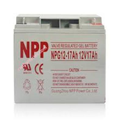 Cina NPG12-17Ah 12V17Ah Lead Acid Gel Ricaricabile Immagazzinamento solare Batteria Energia Sistema solare Nuovo originale in vendita