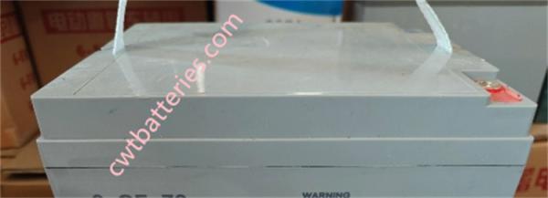 Quality 12V 76Ah Rechargeable Forklift Batteries Noblelift Battery 6-GF-76 for sale