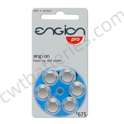 Cina Engion apparecchi acustici Zinc Air batterie PR44/E675 1.4V 60 celle batterie di ricambio alte prestazioni in vendita