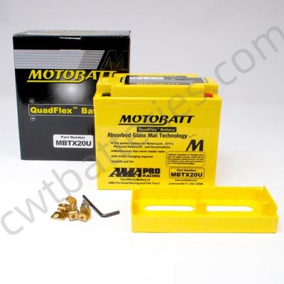 Cina Batterie per veicoli ricreativi ATV MOTOBATT MBTX20U in vendita