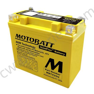 Cina Batterie per veicoli ricreativi ATV MOTOBATT MBTX20U in vendita