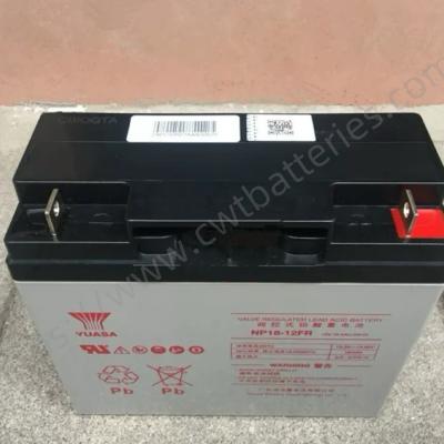 Cina YUASA NP18-12FR Batteria sigillata a piombo-acido Retardante la fiamma 12V 18Ah Batterie di stoccaggio UPS ricaricabili in vendita