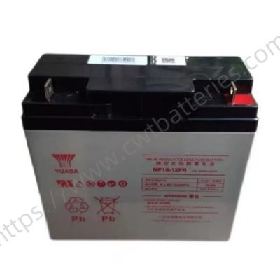 Cina YUASA NP18-12FR Batteria sigillata a piombo-acido Retardante la fiamma 12V 18Ah Batterie di stoccaggio UPS ricaricabili in vendita