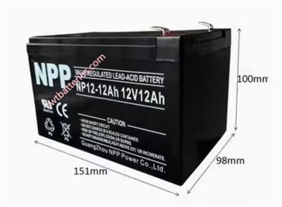 China NP12-12 12V 12Ah Vrla Battery Rechargeable Sealed Lead Acid Battery New Original for sale