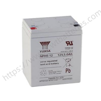 Cina YUASA NPH5-12 Batteria VRLA ad alta velocità 12V 5.0Ah AGM Batteria al piombo sigillata per il sistema di alimentazione di emergenza UPS in vendita
