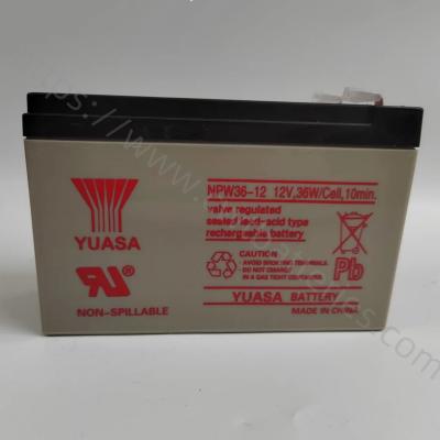 Cina YUASA NPW36-12 Batteria AGM a piombo-acido 12V 36W Batteria VRLA a cellula per alimentazione UPS UV per motocicli in vendita