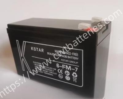 Cina KSTAR 6-FM-7 VRLA Batteria 12V 7Ah Batterie a piombo-acido sigillate senza manutenzione per lo stoccaggio di energia in vendita
