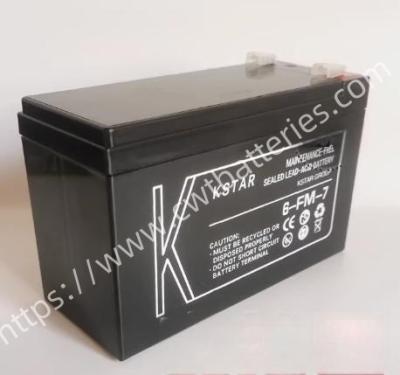 Cina KSTAR 6-FM-7 VRLA Batteria 12V 7Ah Batterie a piombo-acido sigillate senza manutenzione per lo stoccaggio di energia in vendita
