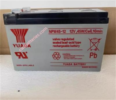 Cina YUASA NPW45-12 12V 45W batteria UPS 10min batteria al piombo sigillata Nuovo originale in vendita