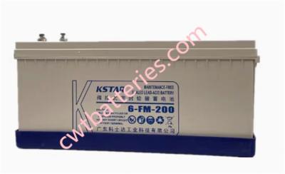 China KSTAR 12V 200Ah VRLA Battery 6-FM-200 New Original for sale
