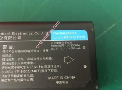 Chine Mindray LI23S002A 11.1V 4500mAh Batterie utilisée pour le moniteur T5 T6 T8 à vendre