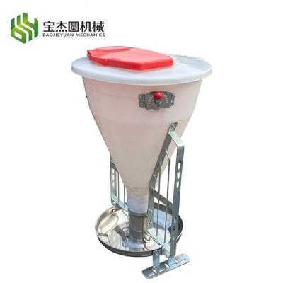 China Dry Automatic Pig Feeder Automatic Food Feeder for Pigs PE Material Pig Trough Hopper for sale