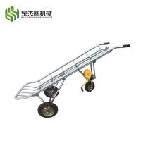 Quality Manual Pulling Dead Pig Trailer Thickened and Weighted Three Wheeled Pig Cart for sale