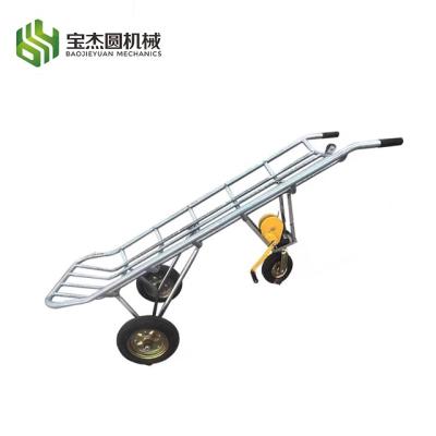 China Manual Pulling Dead Pig Trailer Thickened and Weighted Three Wheeled Pig Cart for sale