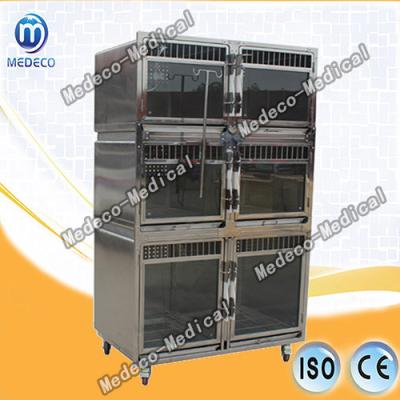 China Veterinary Equipment Pet Cage Stainless steel pet display (foster, hospitalization) cage Mezs-02 for sale