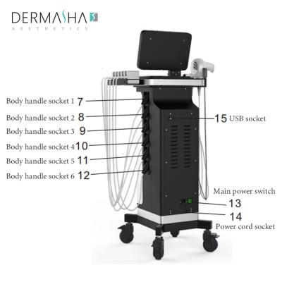 Cina 2MHz EMS Body Sculpting Machine Reduce Fat Hi-45P Trubody Fat Reduction RF Beauty Machine in vendita