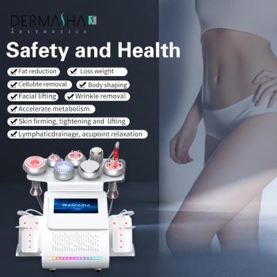 Cina Ente grasso di Lipo di vuoto di cavitazione della macchina rf 80K di forma del corpo che scolpisce il dispositivo di dimagramento grasso di perdita in vendita