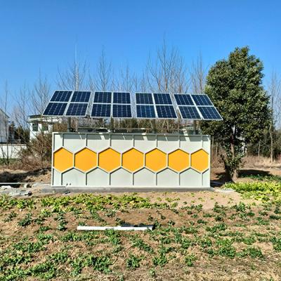 China 15 Ton Pure Solar Sewage Treatment Equipment Honeycomb Structure 360 Degree Rotation for sale