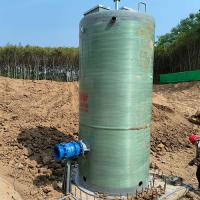 Quality Intelligent Fiberglass Lift Station Stable Operation FRP Pump Station Energy for sale
