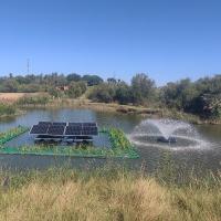 Quality River Circulation Solar Pond Fountain Aerator 0.7KW Weather Resistance for sale