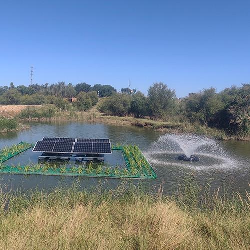 Quality River Circulation Solar Pond Fountain Aerator 0.7KW Weather Resistance for sale