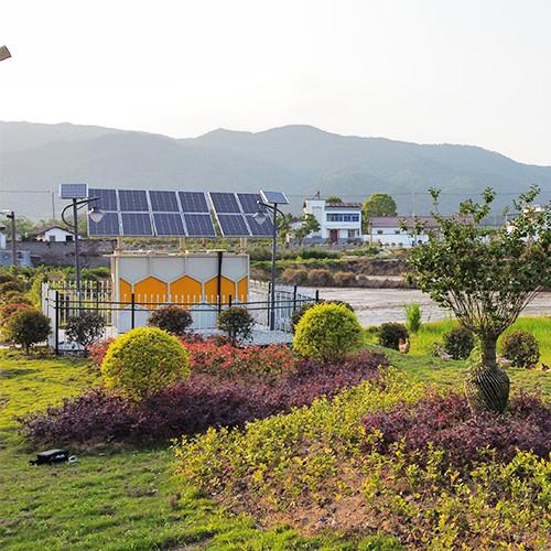 Quality 10m3 Solar Powered Wastewater Treatment Plant Modular Design Easy Installation for sale