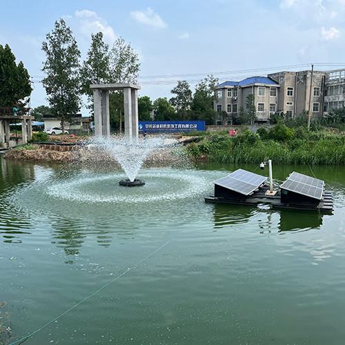 Quality Farming Solar Powered Pond Aerator Automatic Floating Solar Pond Oxygenator for sale