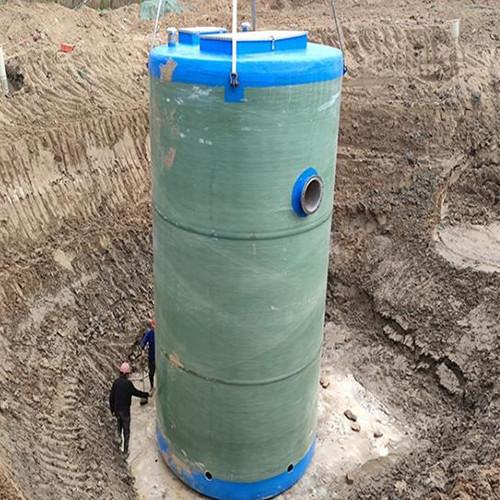 Quality Intelligent Fiberglass Lift Station Stable Operation FRP Pump Station Energy for sale