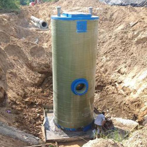 Quality Intelligent Fiberglass Lift Station Stable Operation FRP Pump Station Energy for sale
