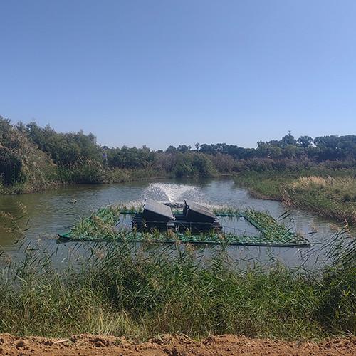 Quality River Circulation Solar Pond Fountain Aerator 0.7KW Weather Resistance for sale