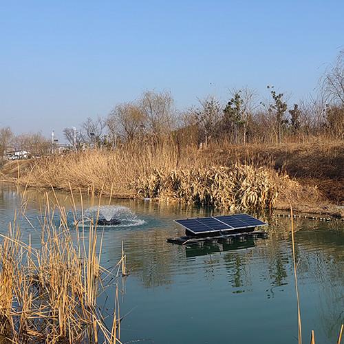 Quality River Circulation Solar Pond Fountain Aerator 0.7KW Weather Resistance for sale