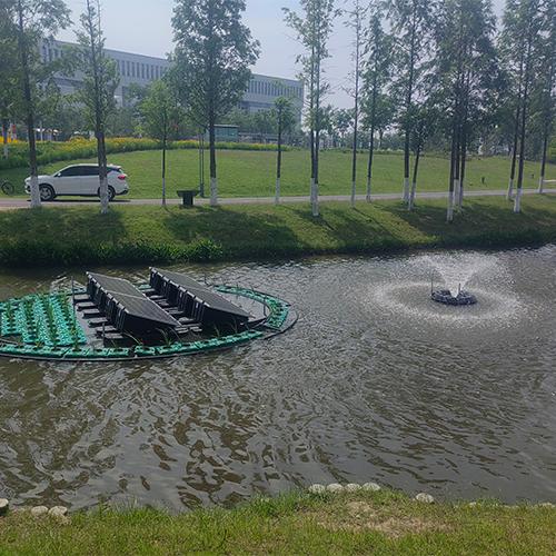 Quality All-in-One Solar Powered Fountain Water Aerator For Fish Ponds​ for sale
