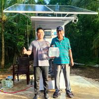 China Solar Powered Water Purifier 1000L/Day Community Drinking Water System for sale