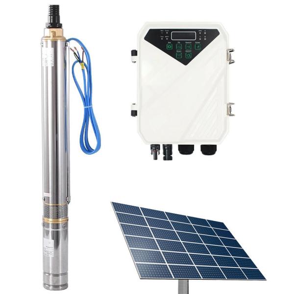 Quality DC 2 HP Solar Boosting Water Pump, Equipped With MPPT Solar Pump Controller for sale