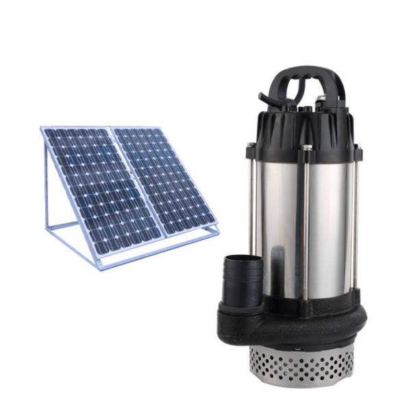 Quality DC24v In-bulit Controller Solar Water Pump Submersible BLDC Motor Deep Well Solar Water Pump For Agriculture for sale