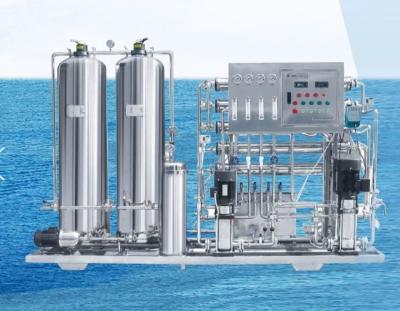 China 1000L/h Seawater Desalination Salt Water Plant Brackish Water Reverse Osmosis Purification System for sale
