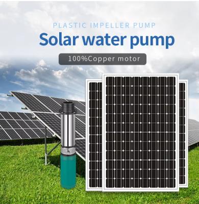 China Solar Energy System Dc Agriculture Irrigation Fountain Garden Price 3 Inch Solar Water Pump for sale