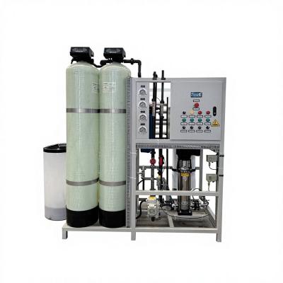 China Environmental Protection Industrial Commercial Reverse Osmosis Water Purifier PLC Pump Motor 250L/H Capacity 98-99% Desalination for sale