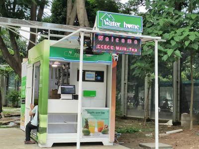 China 100% Solar Container Milk Tea Shop – Off-Grid Bubble Tea & Fruit Tea Store for sale