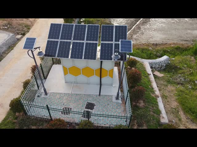 Solar Powered Wastewater Treatment Plant