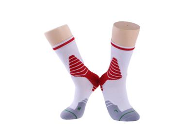Cina Gli sport di pallacanestro colpisce con forza i calzini su ordinazione di sport dei calzini di calcio di sport di logo per correre in vendita